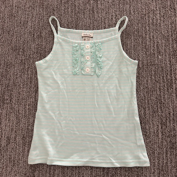 Matilda Jane | Shirts & Tops | Matilda Jane Mint Striped Tank Girls ...